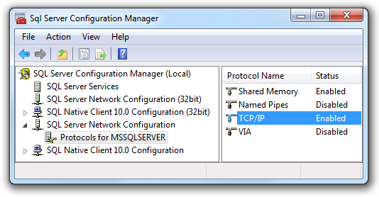 Troy Hunt: Connecting to SQL08 on Windows 7 from a remote machine