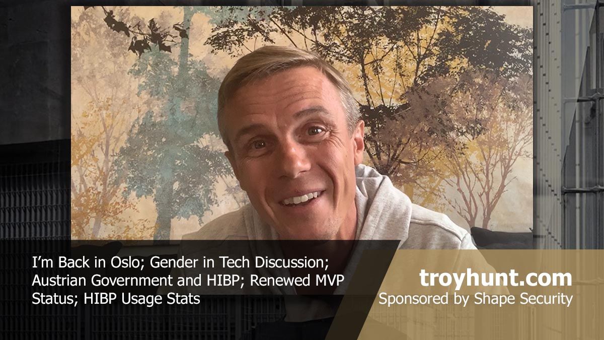 Troy Hunt: Weekly Update 146