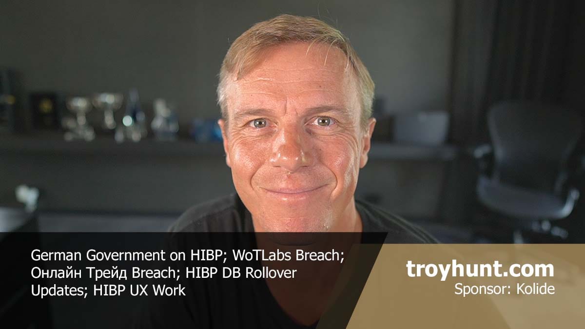 Weekly Update 390 : Troy Hunt Weekly Update 390 : Troy Hunt