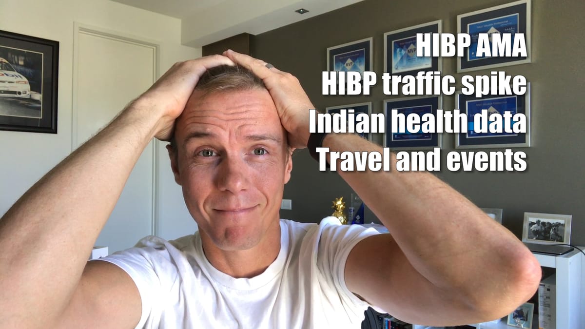 Troy Hunt: Weekly update 11